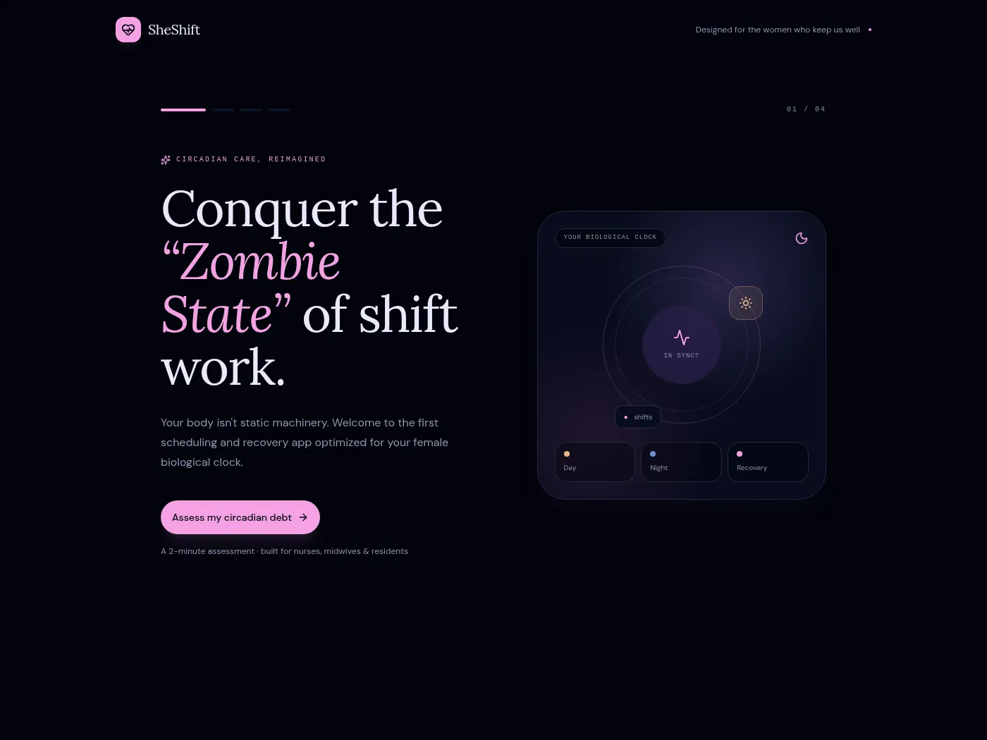 SheShift Health Companion