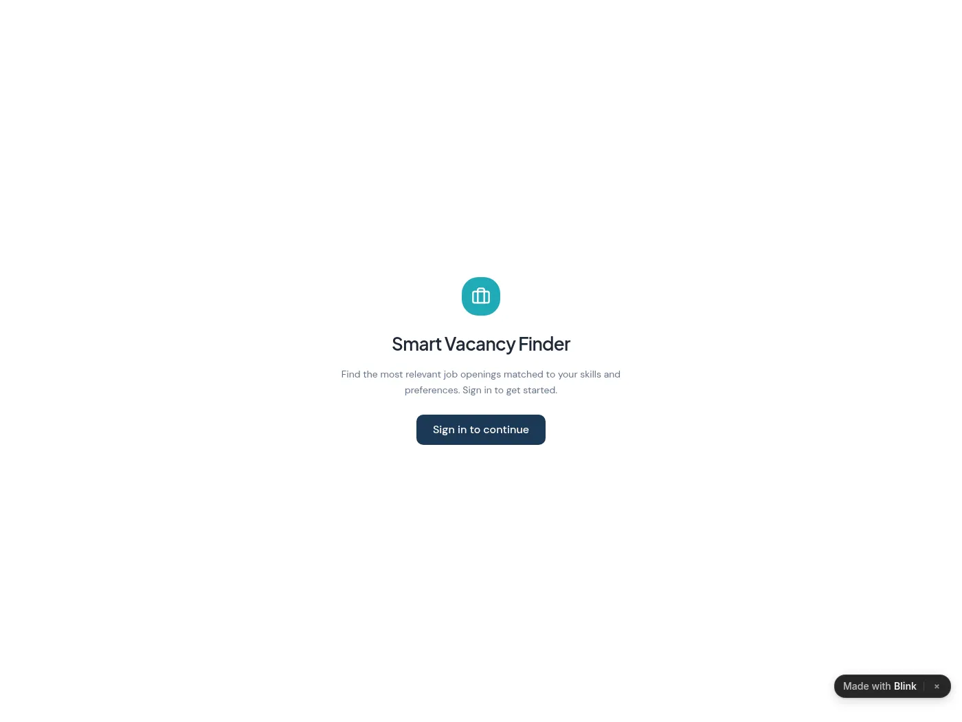 Smart Vacancy Finder