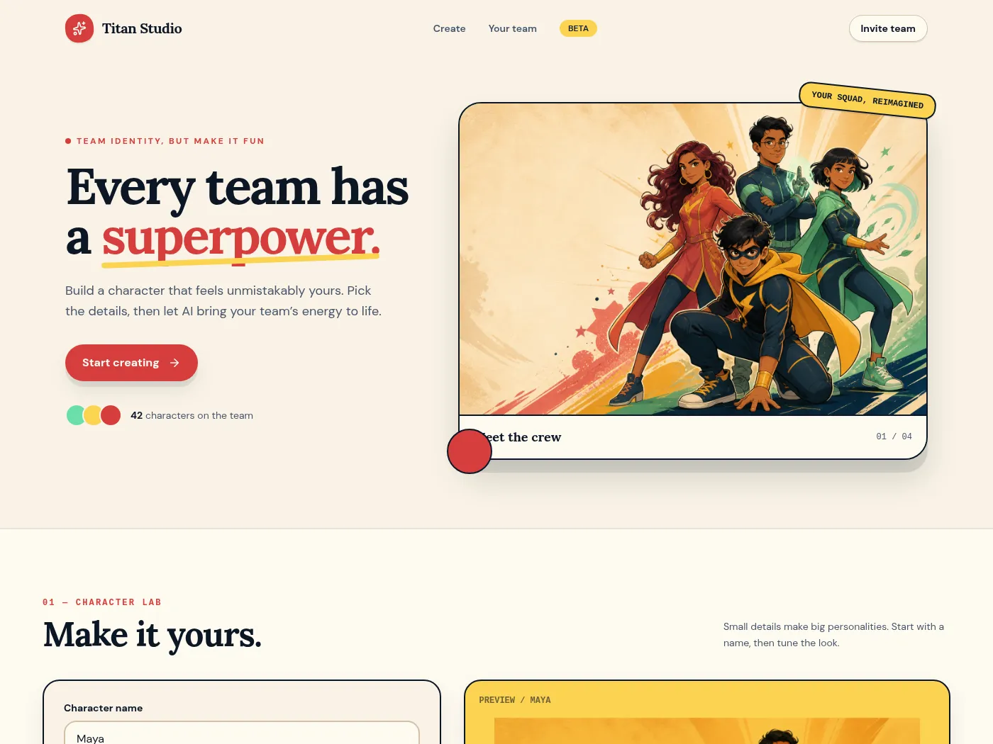 Teen Titans AI Creator