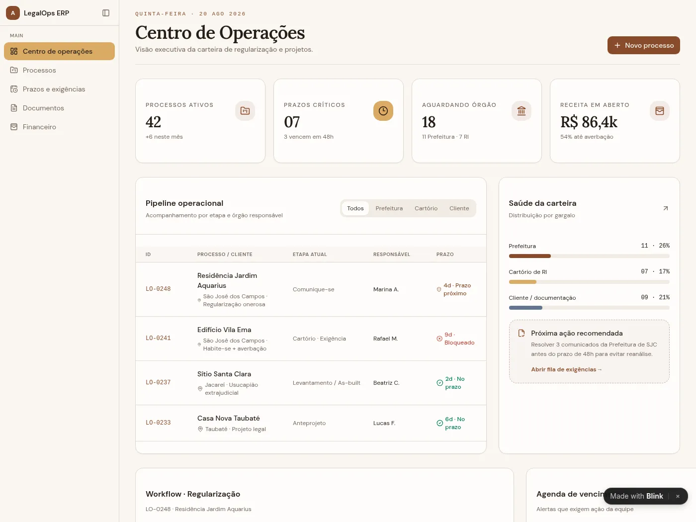 RealEstate LegalOps ERP