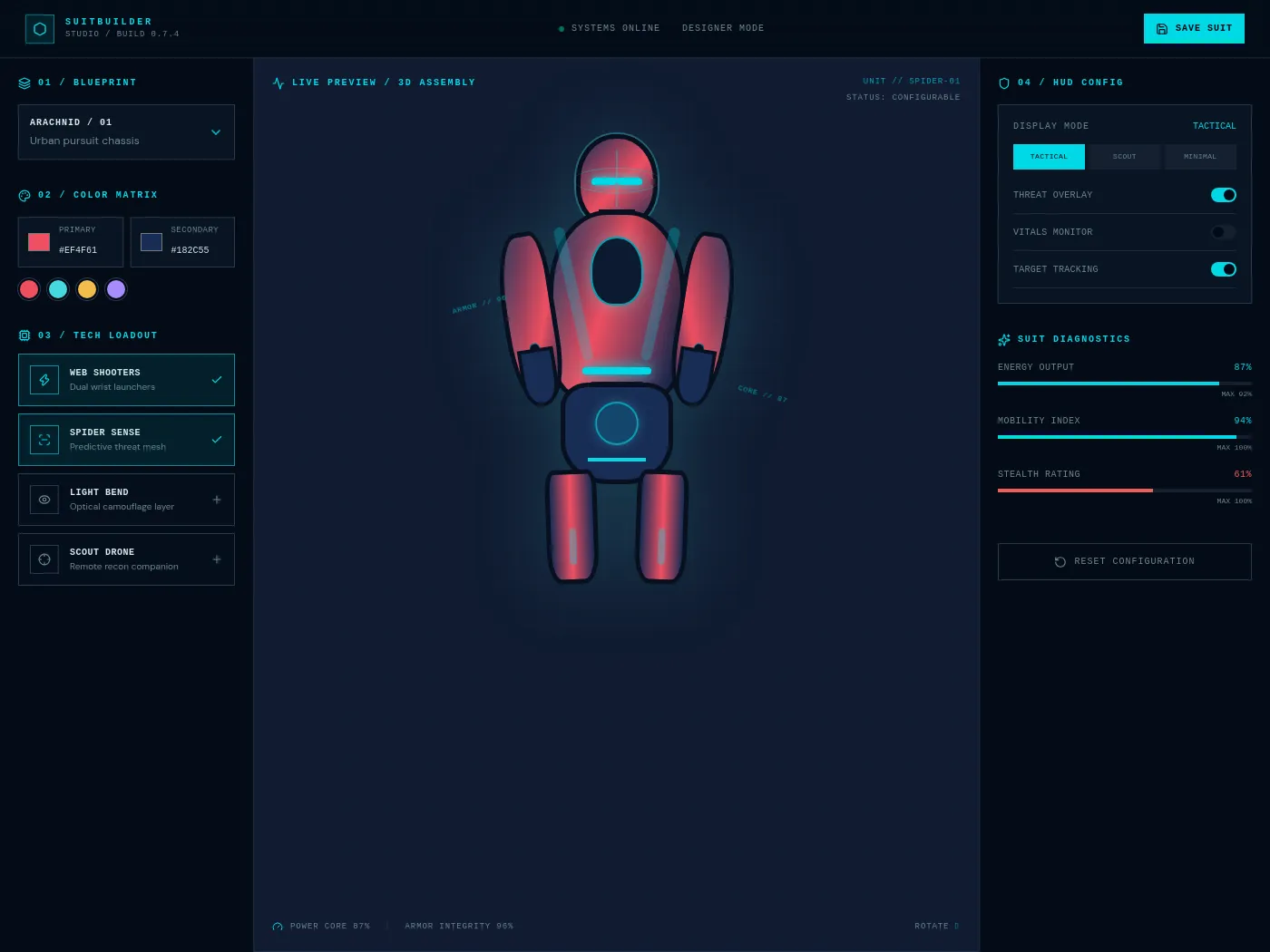 SuitBuilder Studio