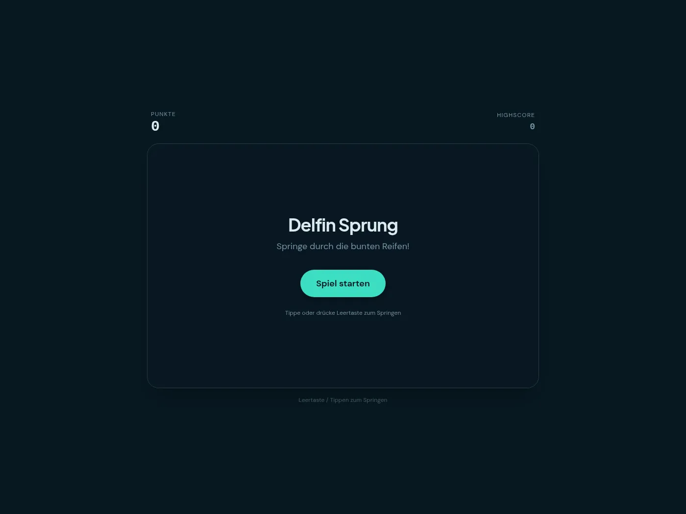 Delfin Jump Spiel