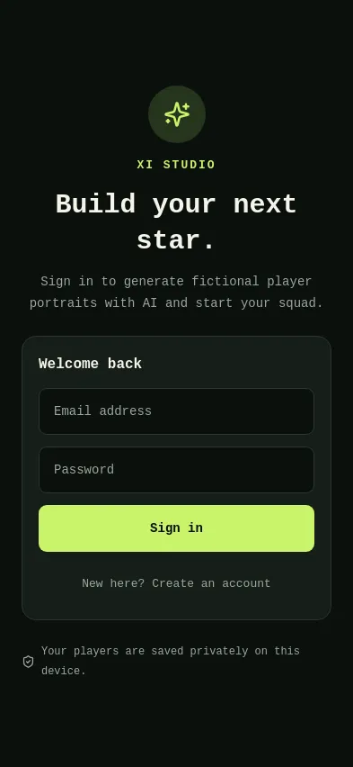AI Player Face Generator