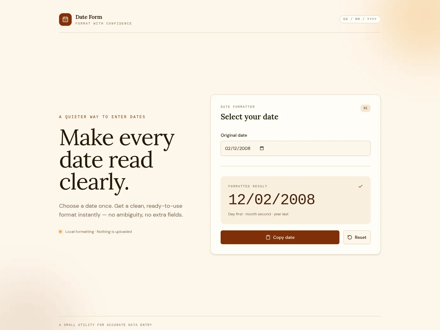 Date Changer Utility