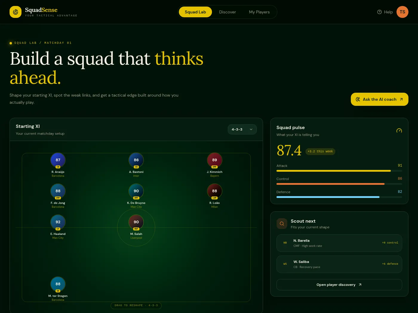 SquadSense AI Companion