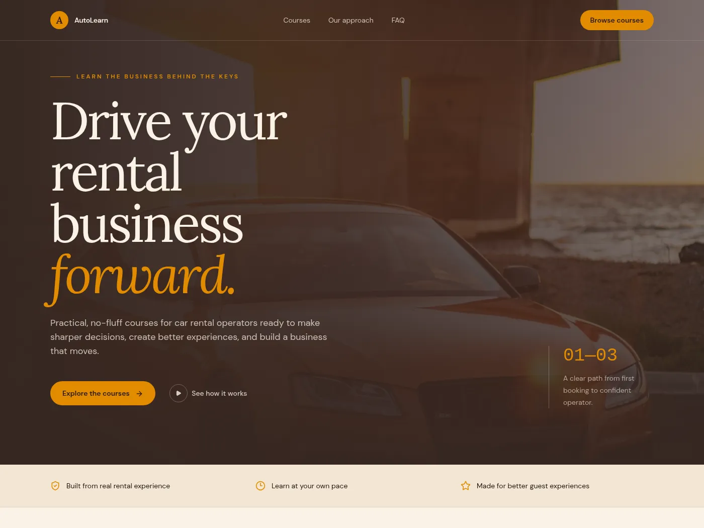 AutoLearn Course Hub
