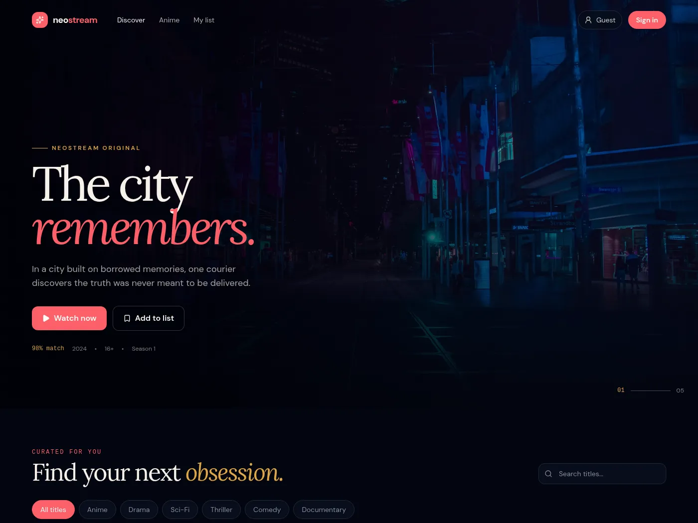 NeoStream Web