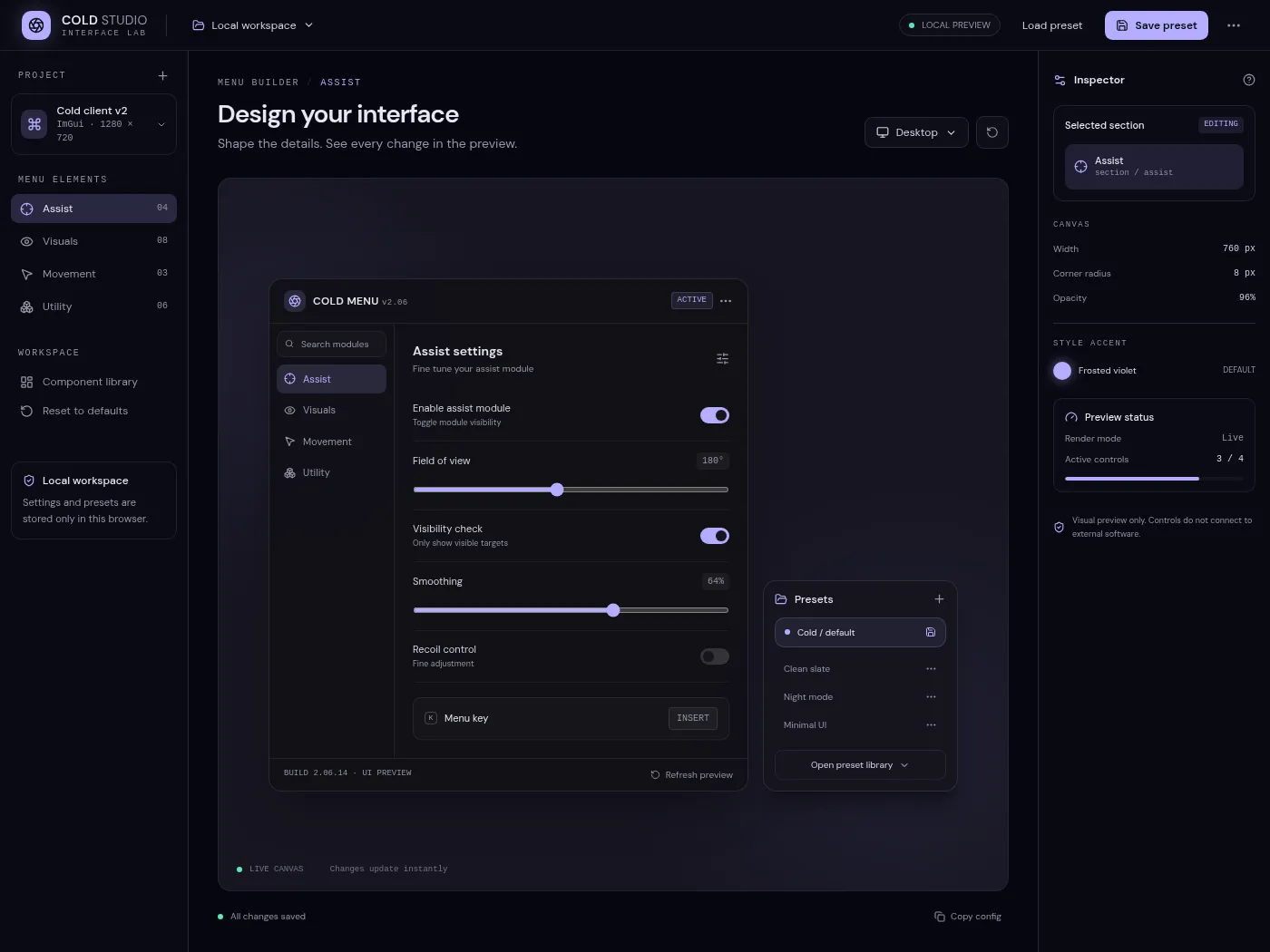 ImGui UI Builder