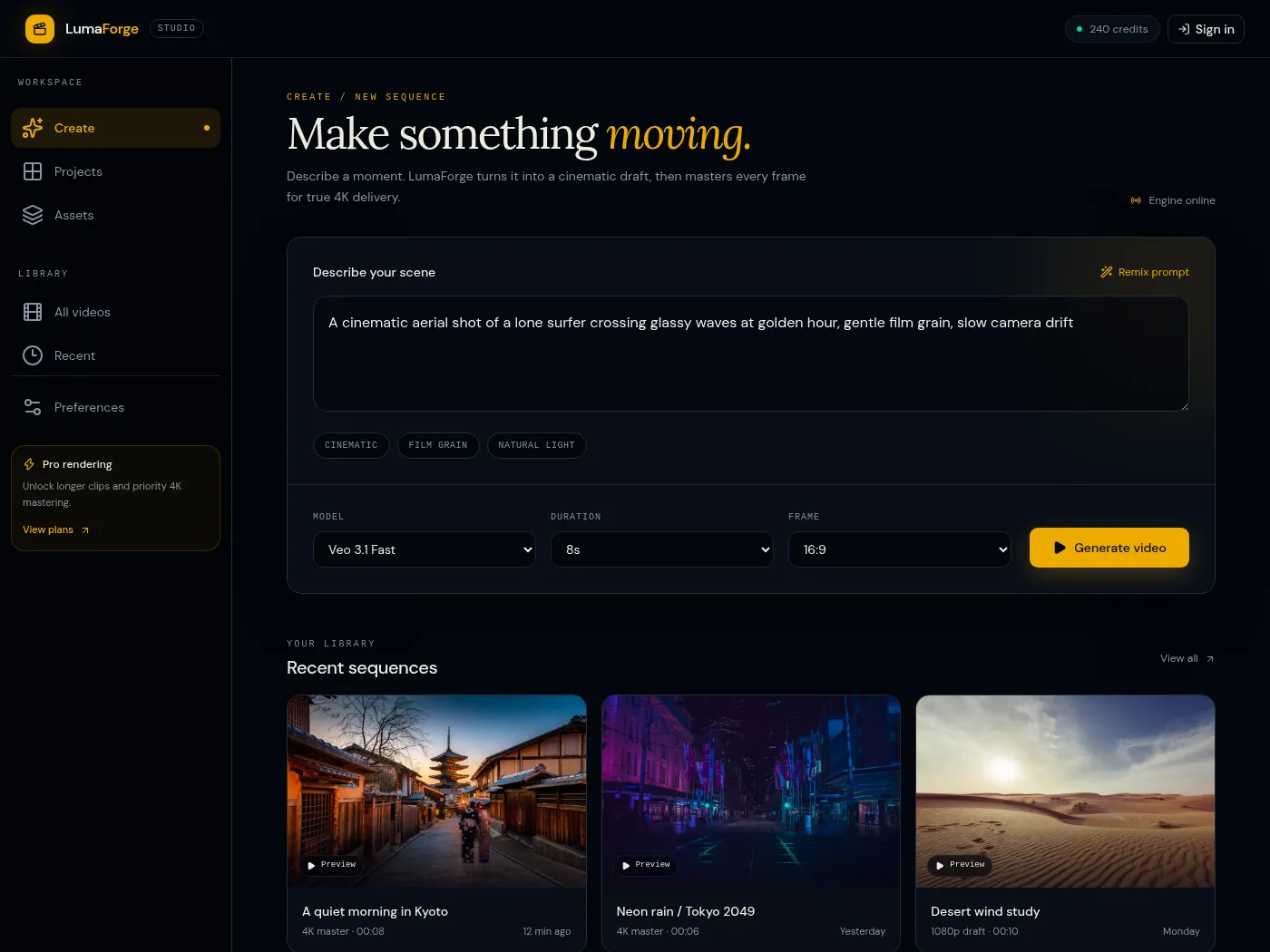 AI Video Creator 4K