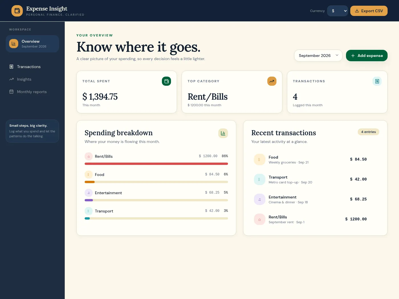 Expense Insight
