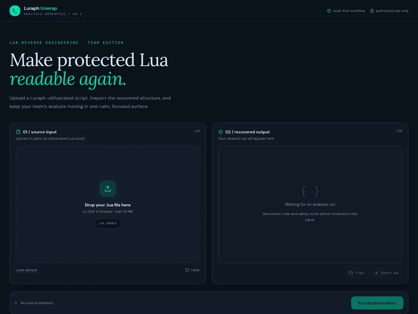 Luraph Deobfuscator Tool