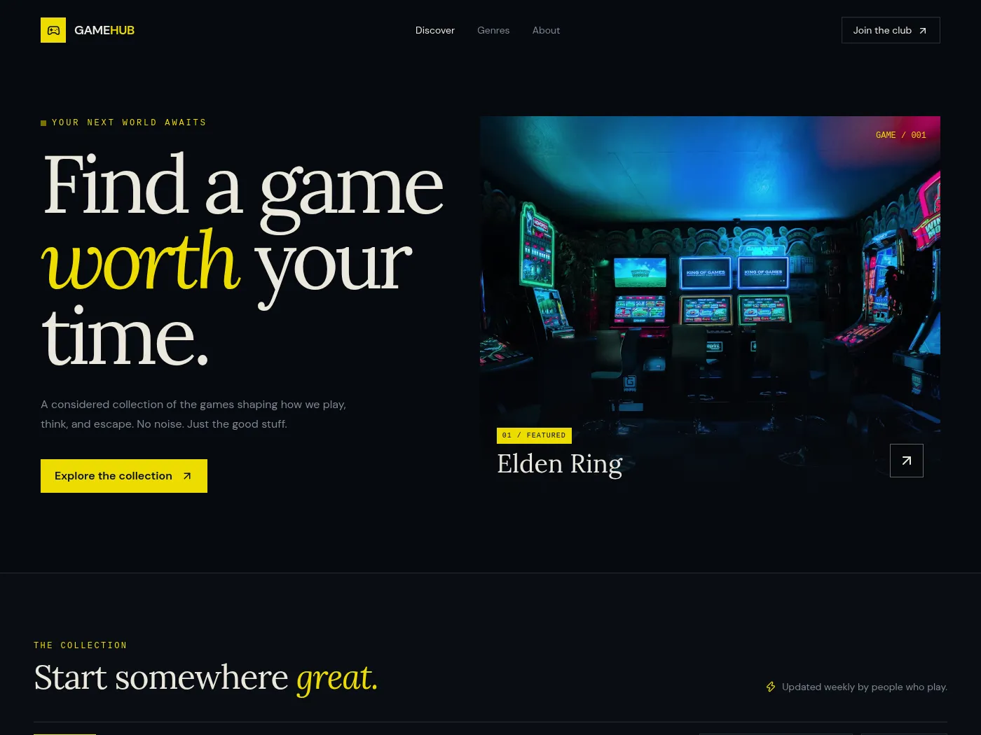 GameHub Web
