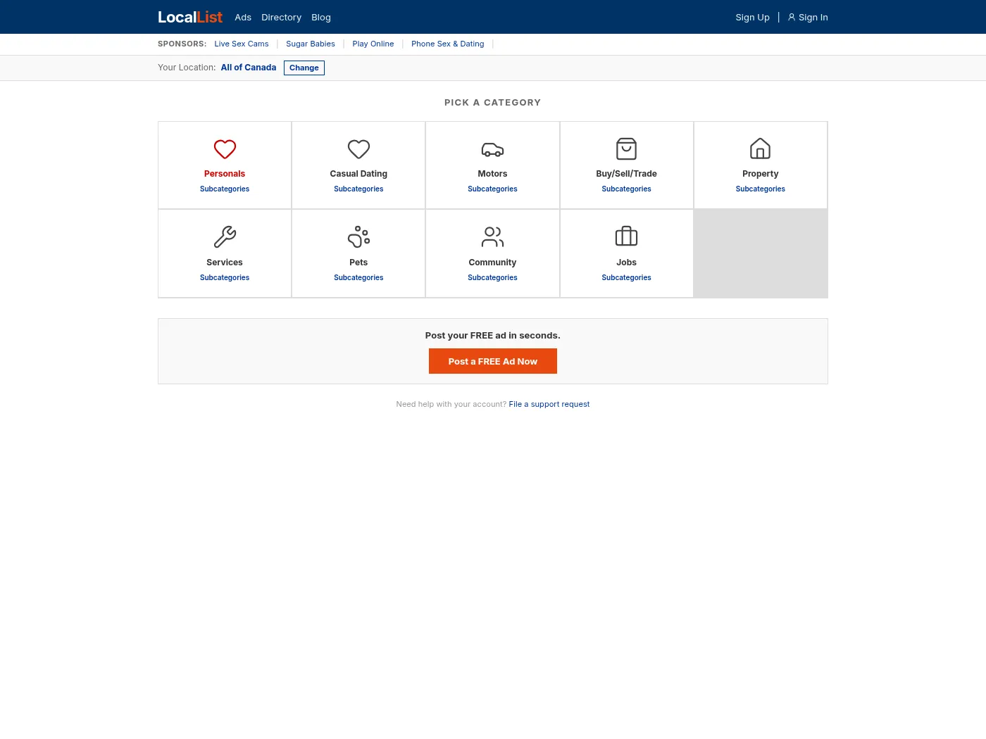 LocalList Classifieds