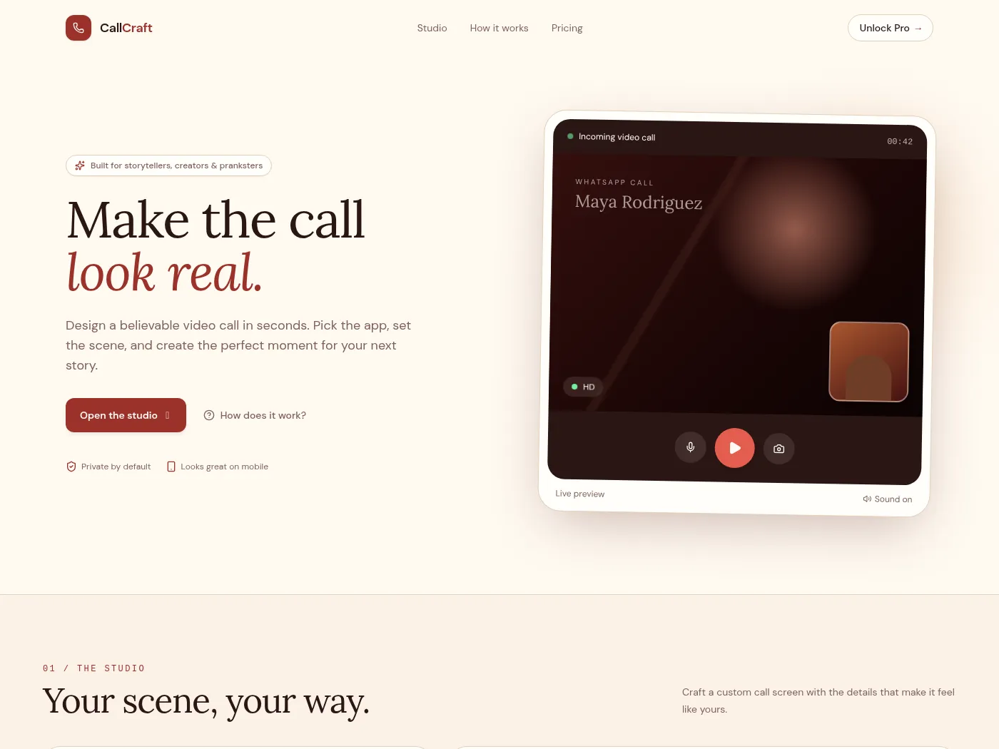 Fake Call Simulator