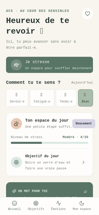 ACS: Au Cœur Sensibles