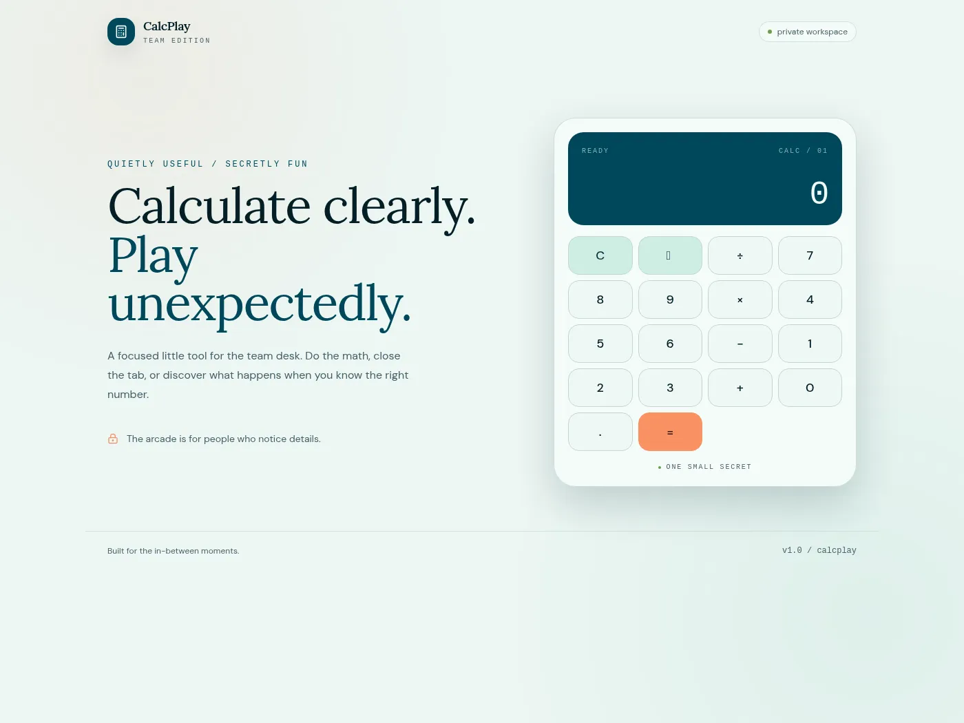 CalcPlay Portal