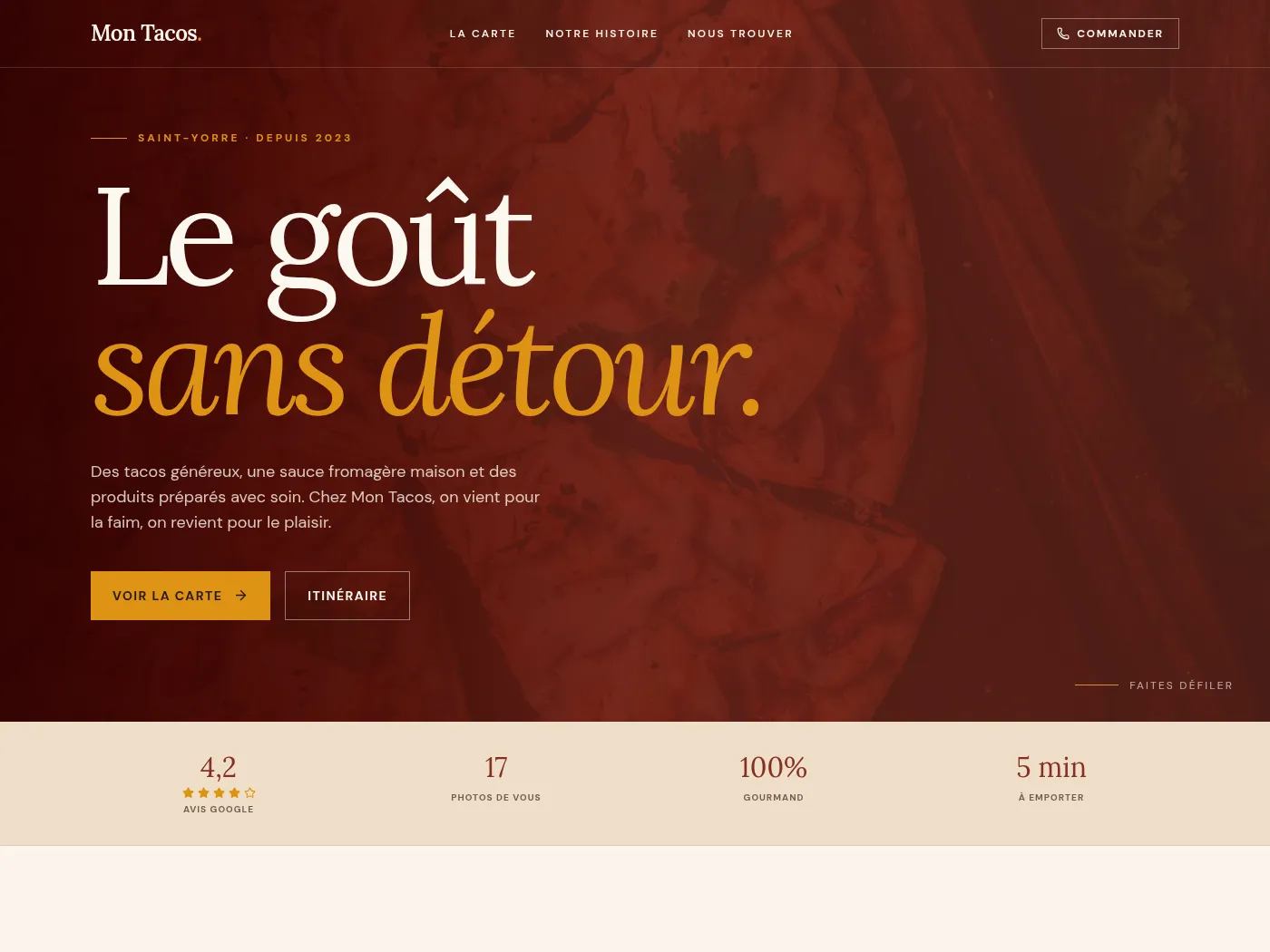 Bistrot Parisien Website