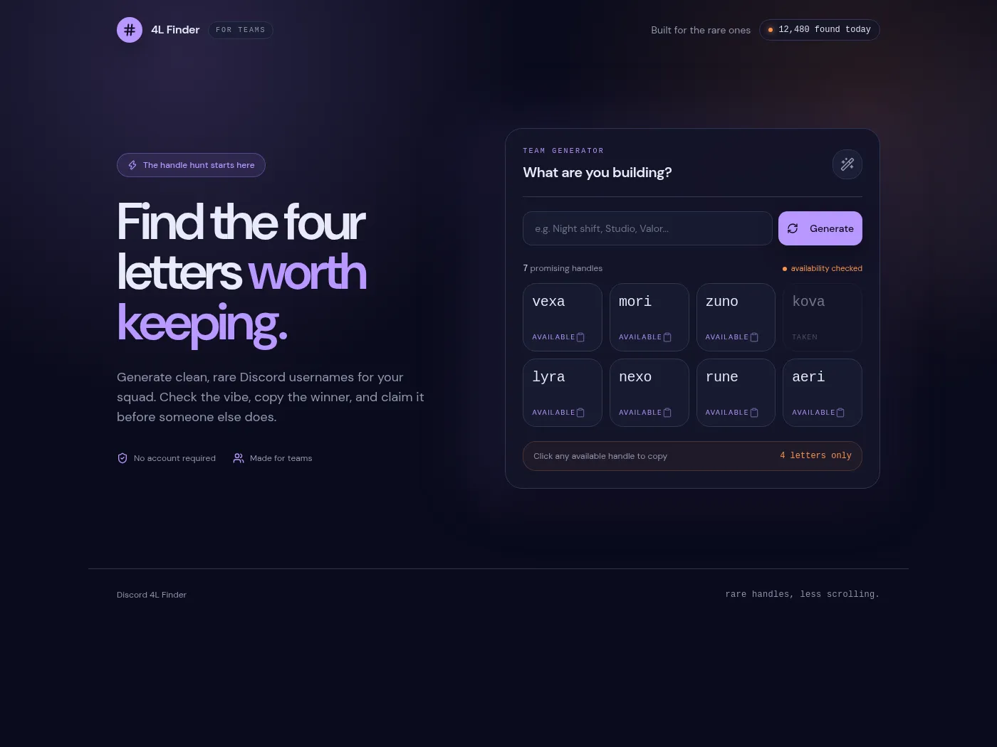 Discord 4L Finder