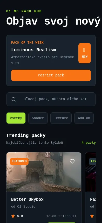 O1 MCpack Hub
