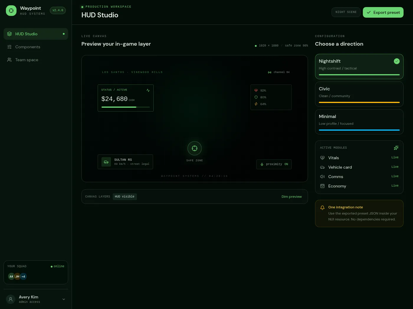 FiveM HUD Modernizer