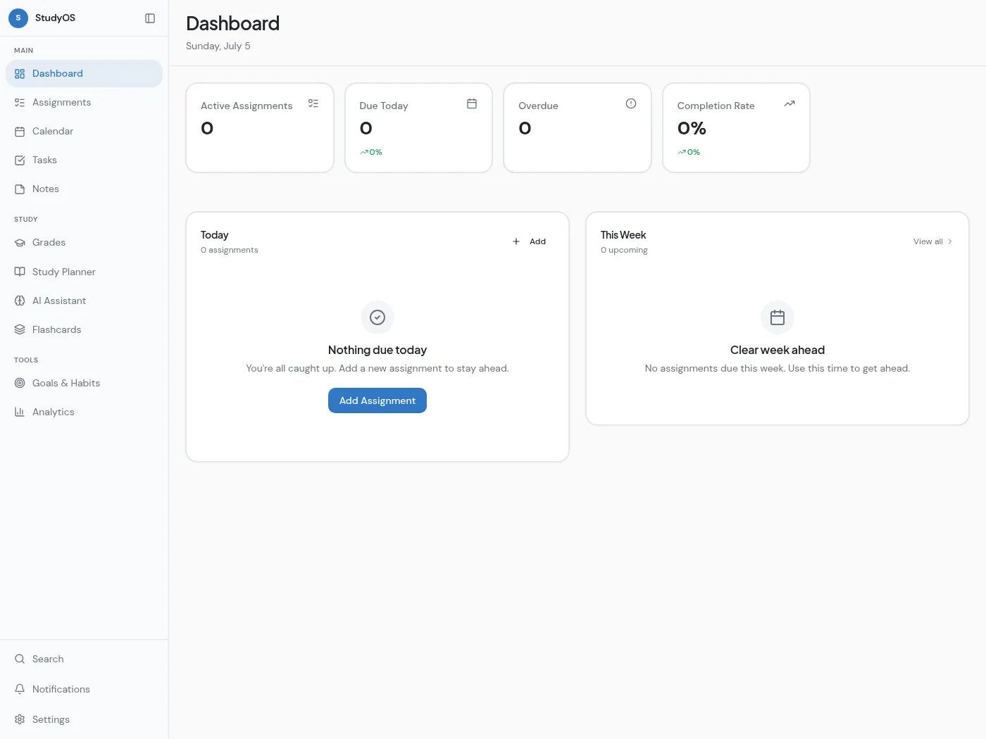 StudyOS Productivity Suite
