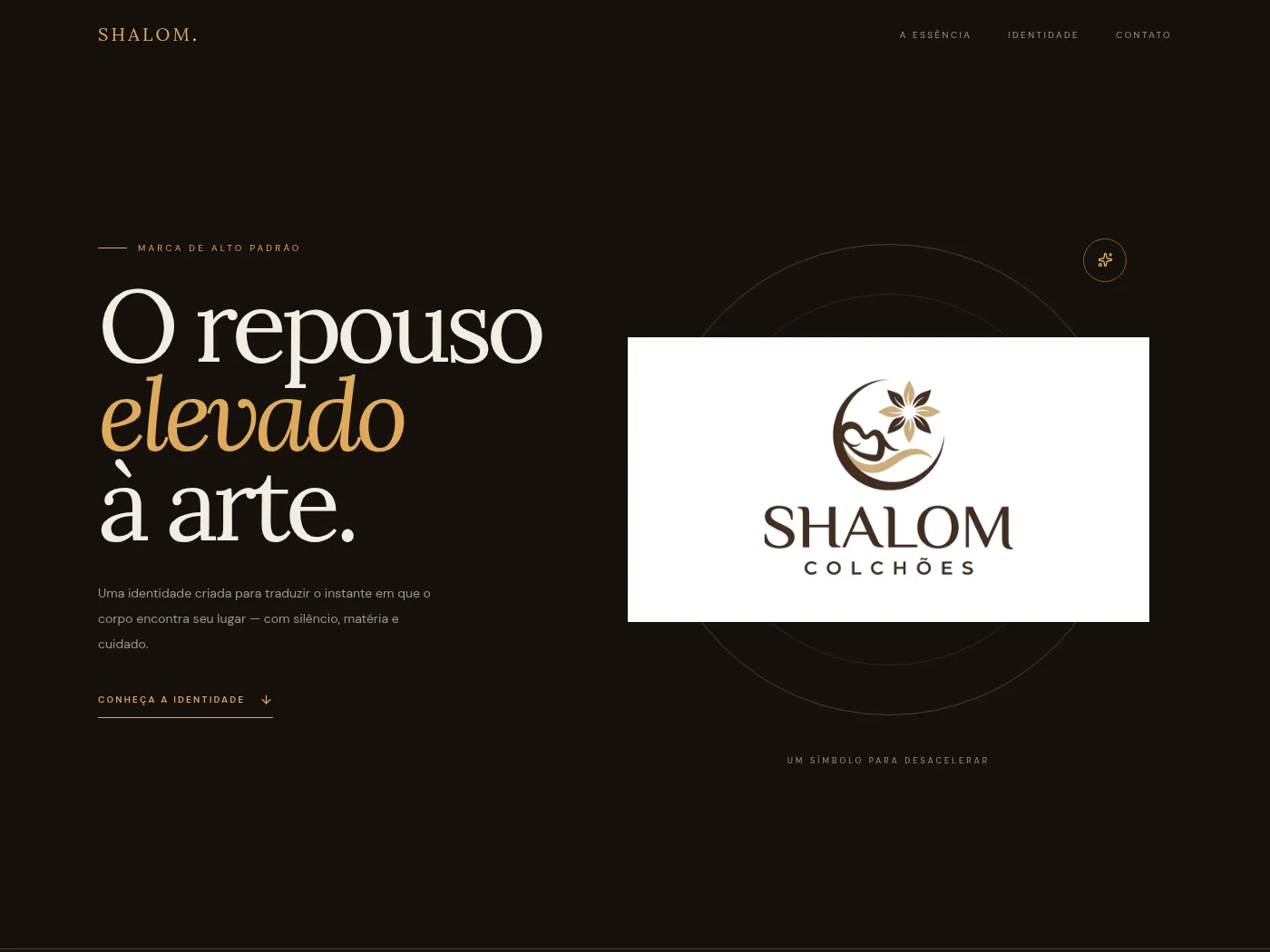 Shalom Colchões Branding