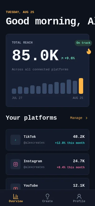 Social Boost Creator App