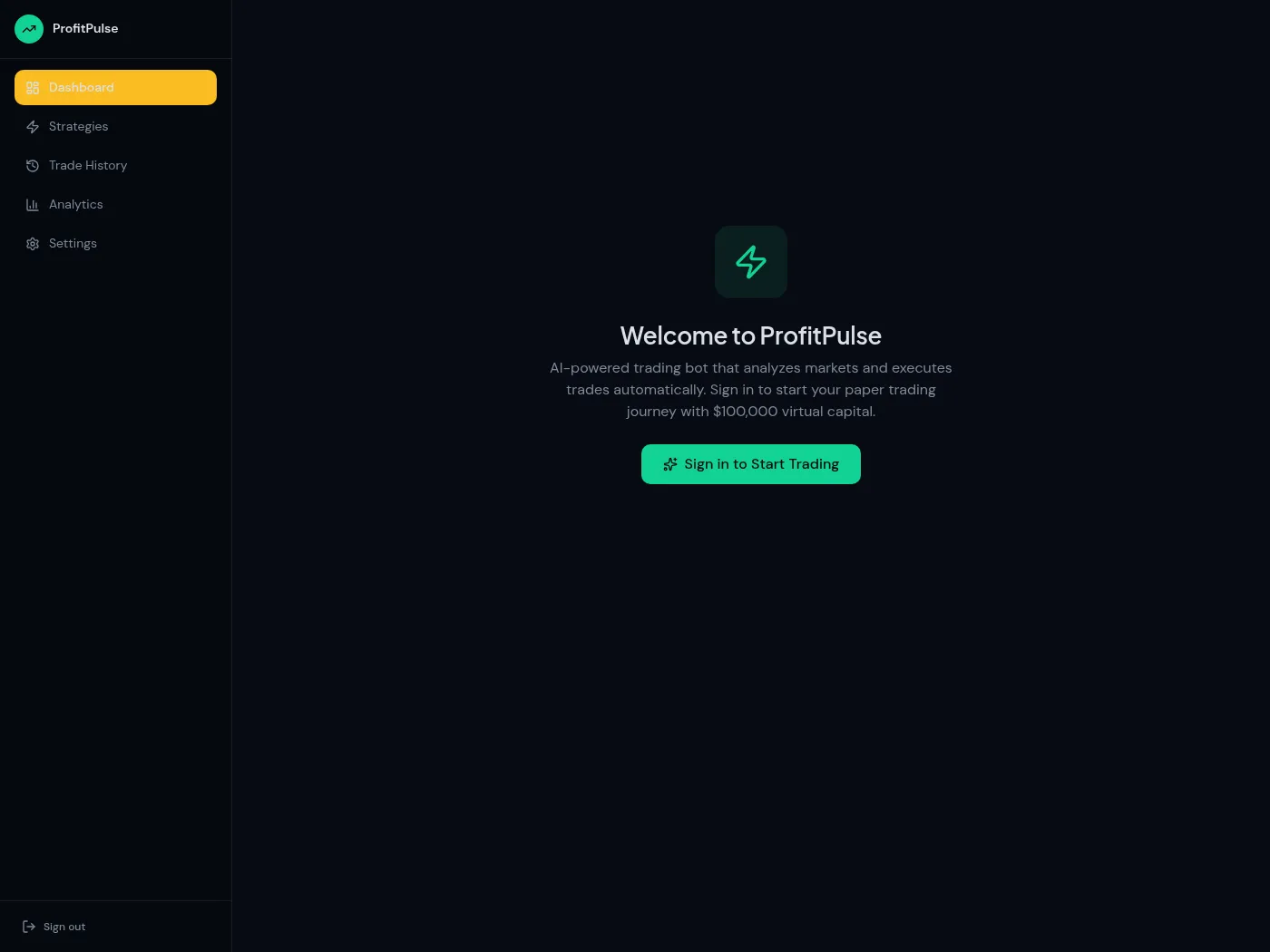 ProfitPulse AI Trading Bot
