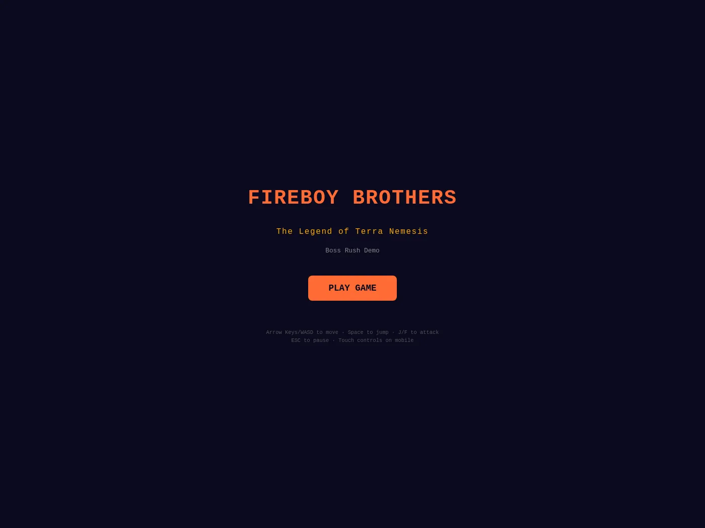 Fireboy Brothers Boss Rush