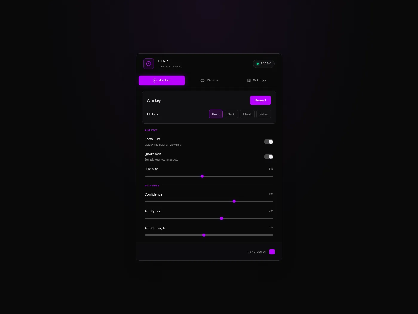 Aim Key Dashboard Update