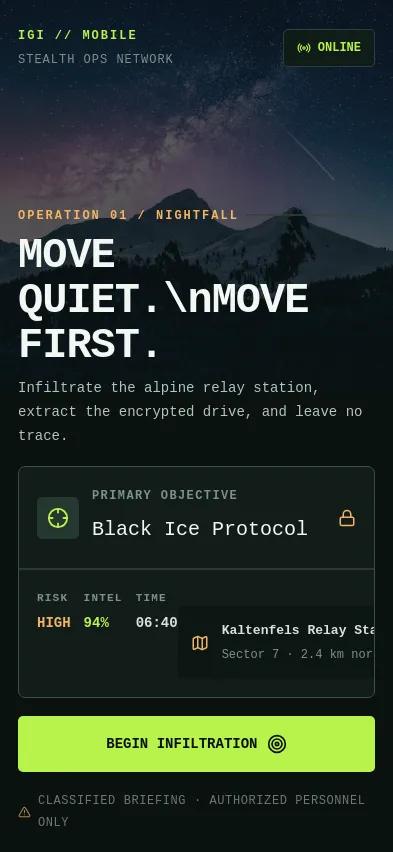 IGI Mobile Stealth Ops