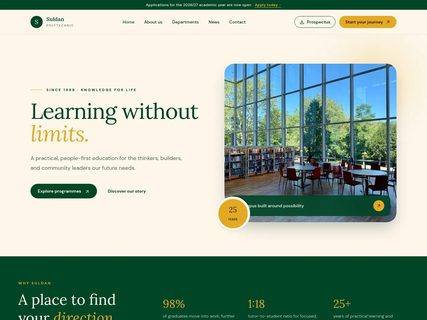 Suldan Polytechnic Portal