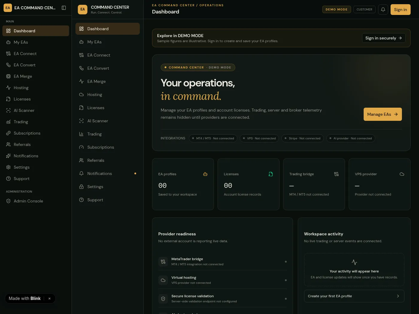 EA Command Center