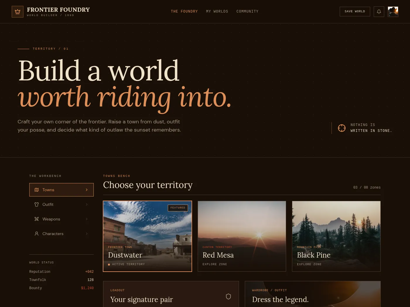 Cowboy World Builder