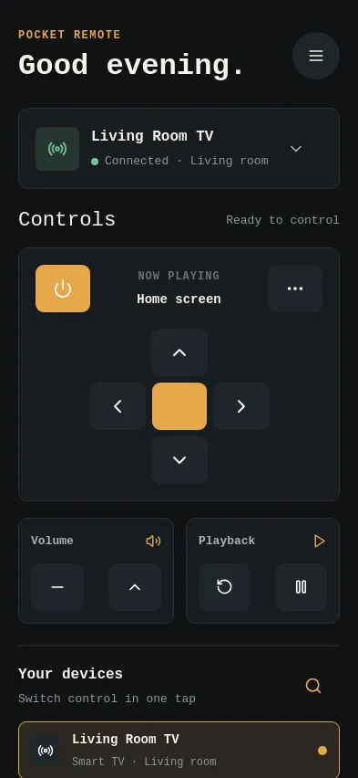 Pocket Remote