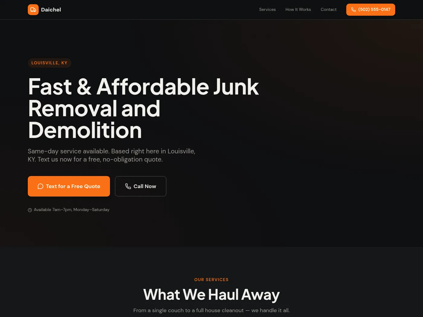 Daichel Junk Removal Site
