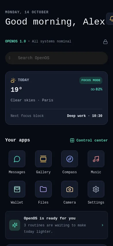 OpenOS Mobile