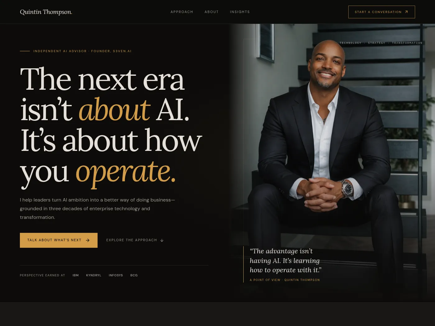 Quintin Thompson Redesign