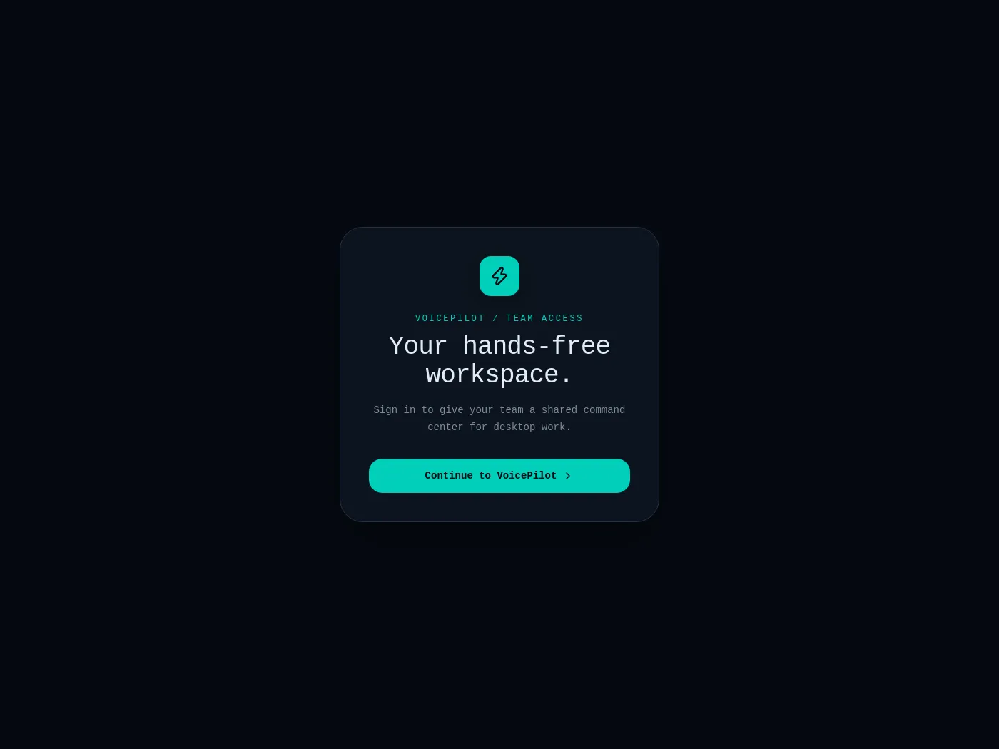 VoicePilot Agent