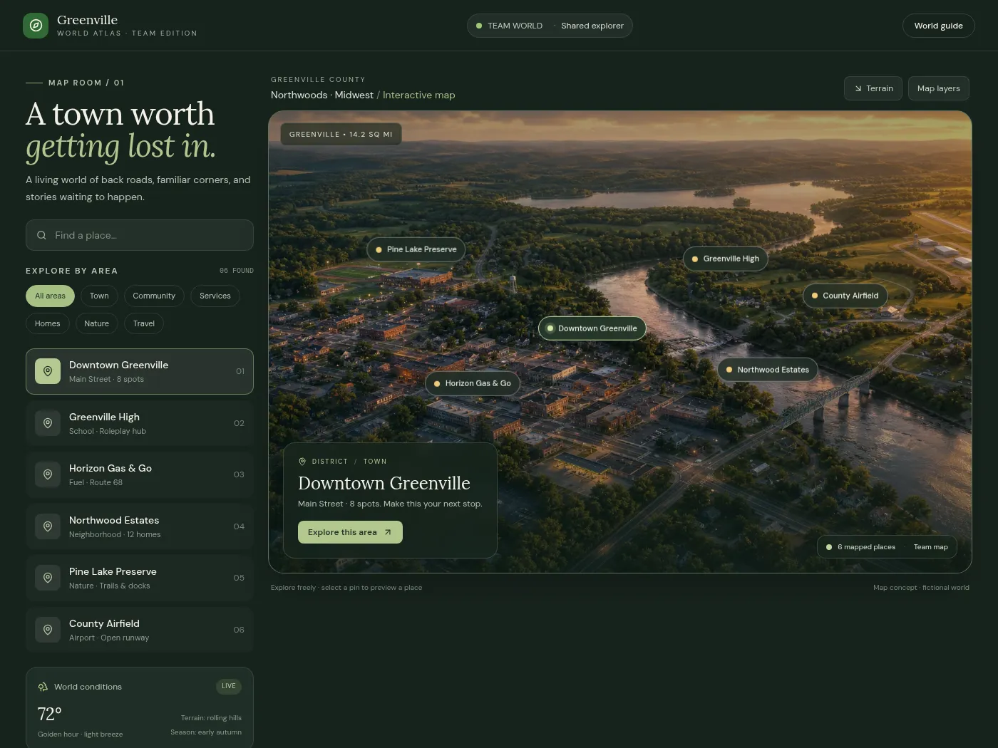 Greenville Roblox Map