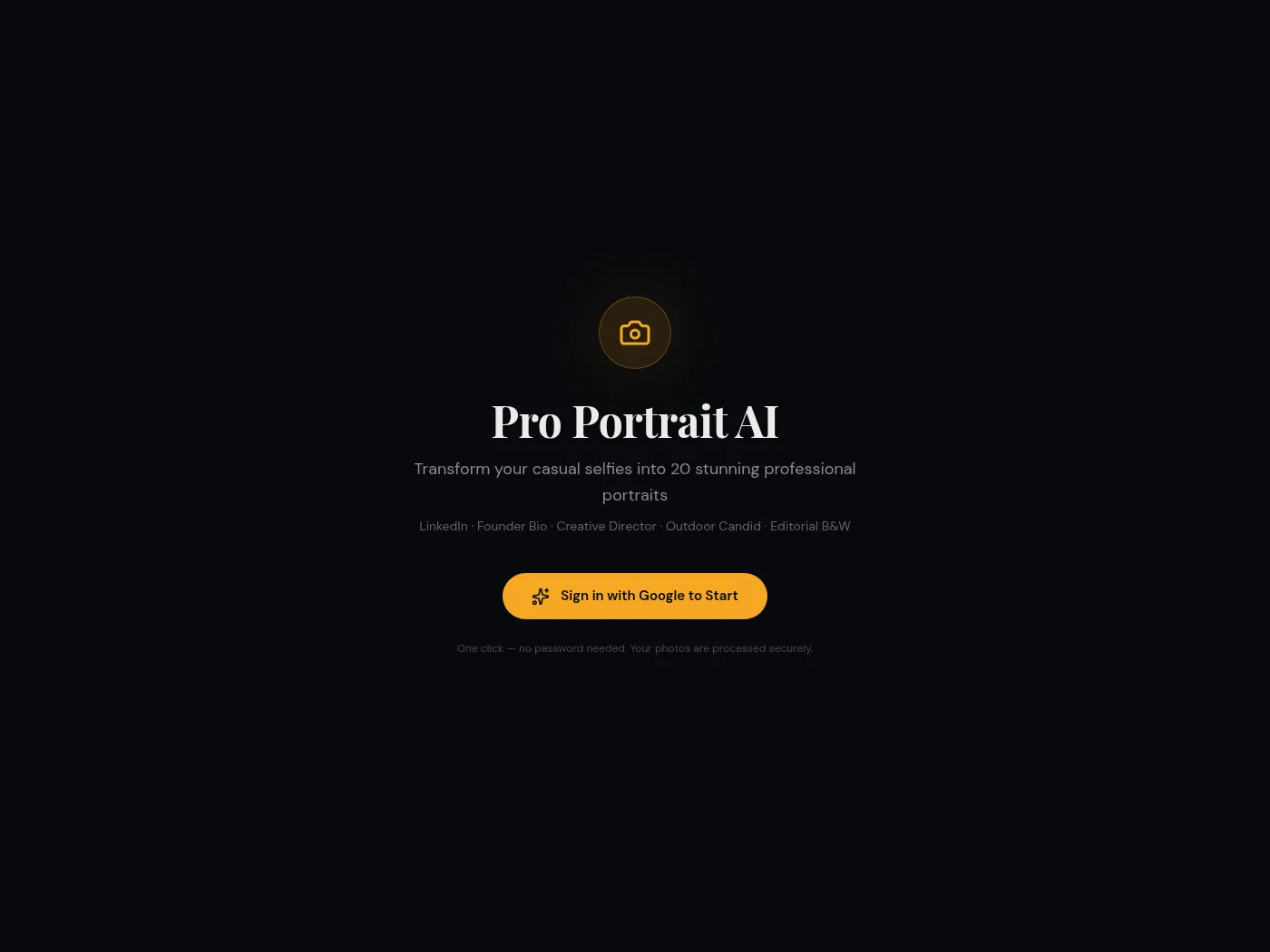 Pro Portrait AI