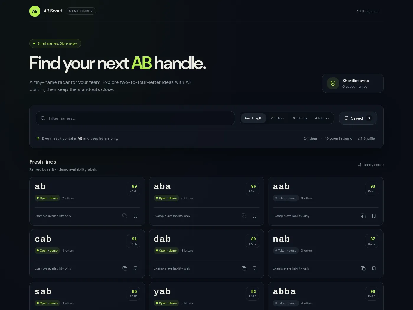 Discord Name Finder