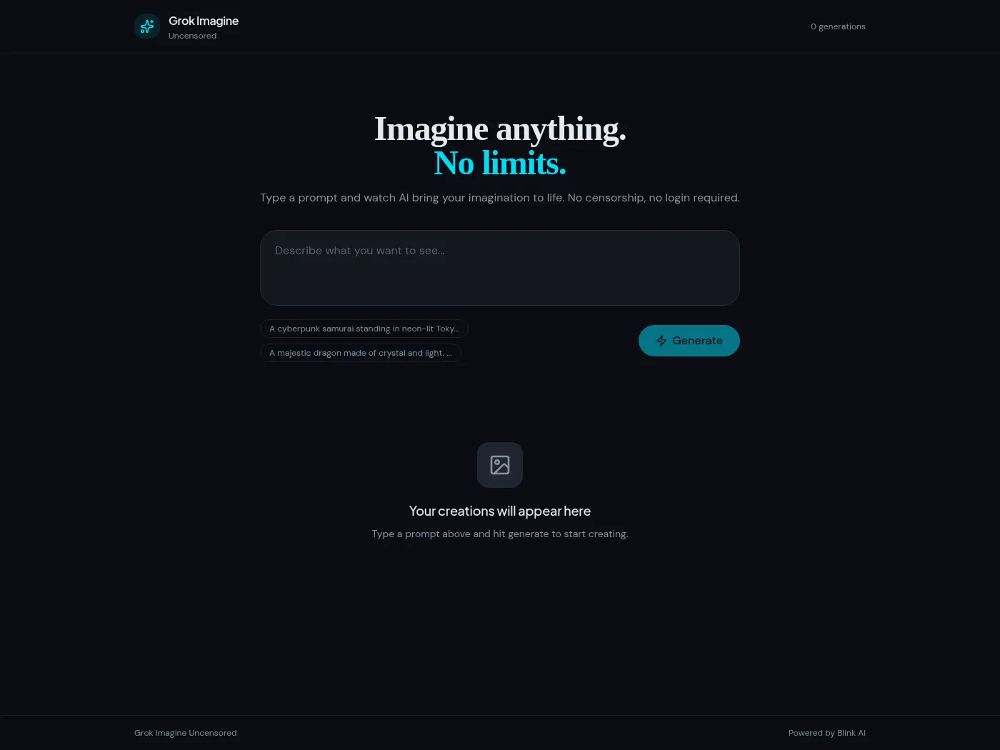 Grok Imagine Uncensored