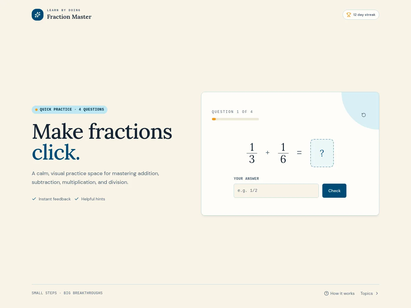 Fraction Master