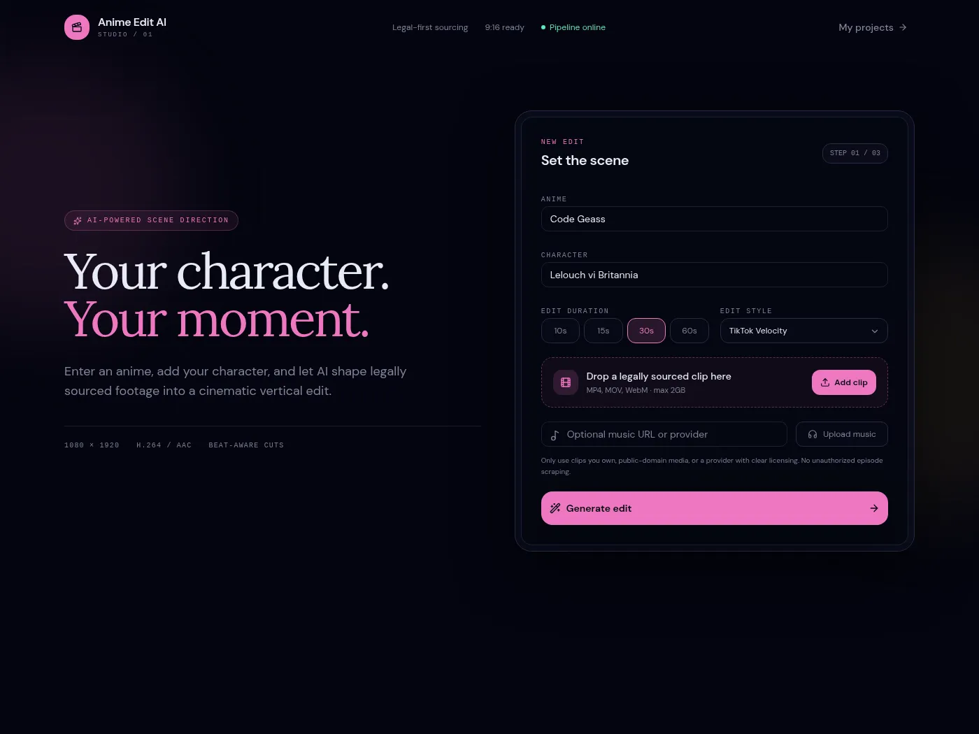 Anime Edit AI