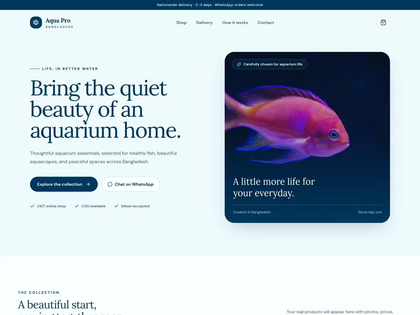 Aqua Pro BD Online Store