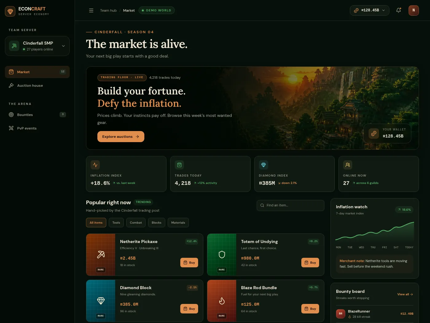 EconCraft Addon