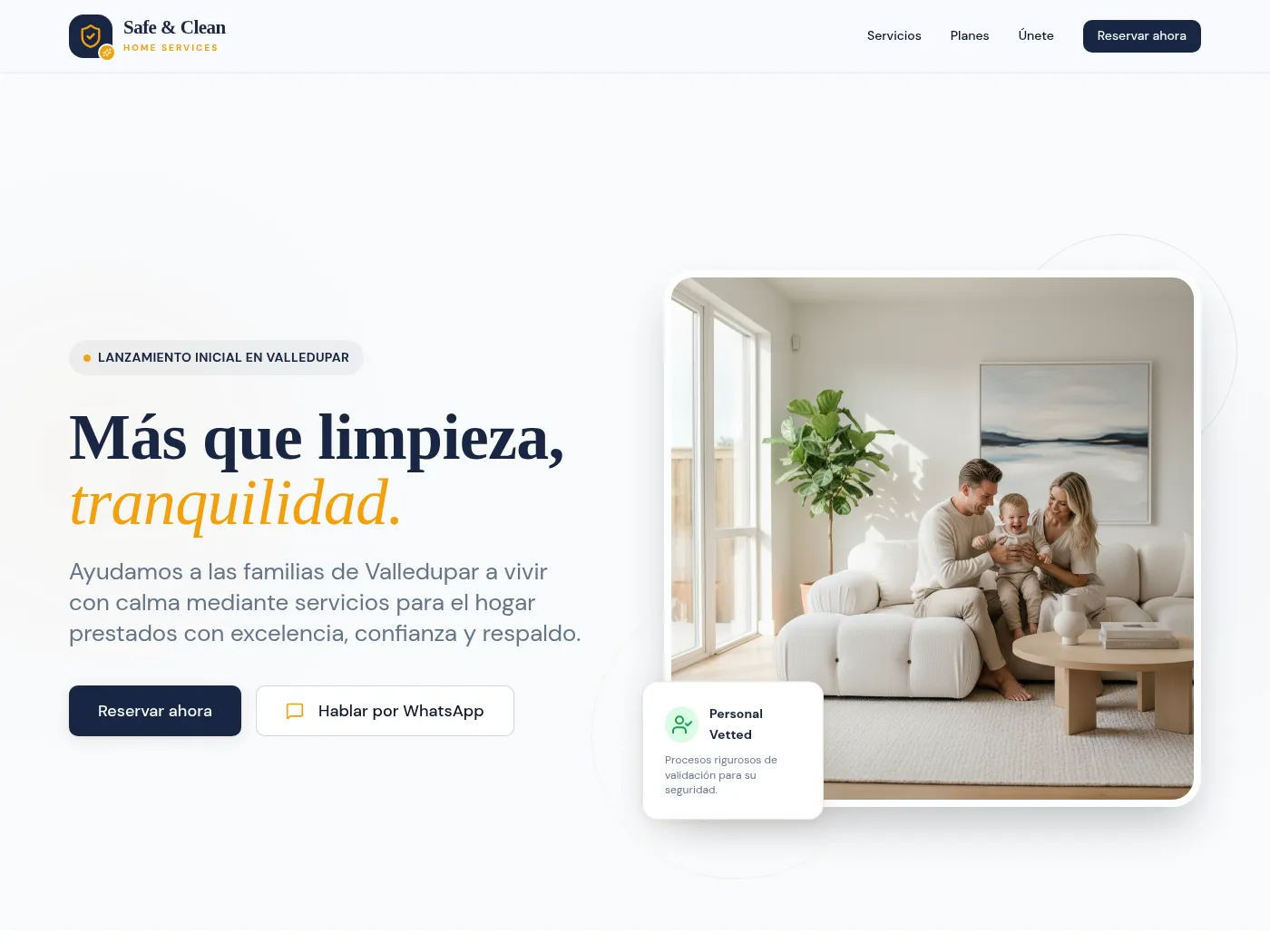 Safe & Clean Home Web