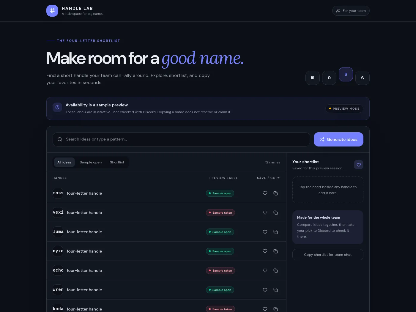 Discord Name Hunter