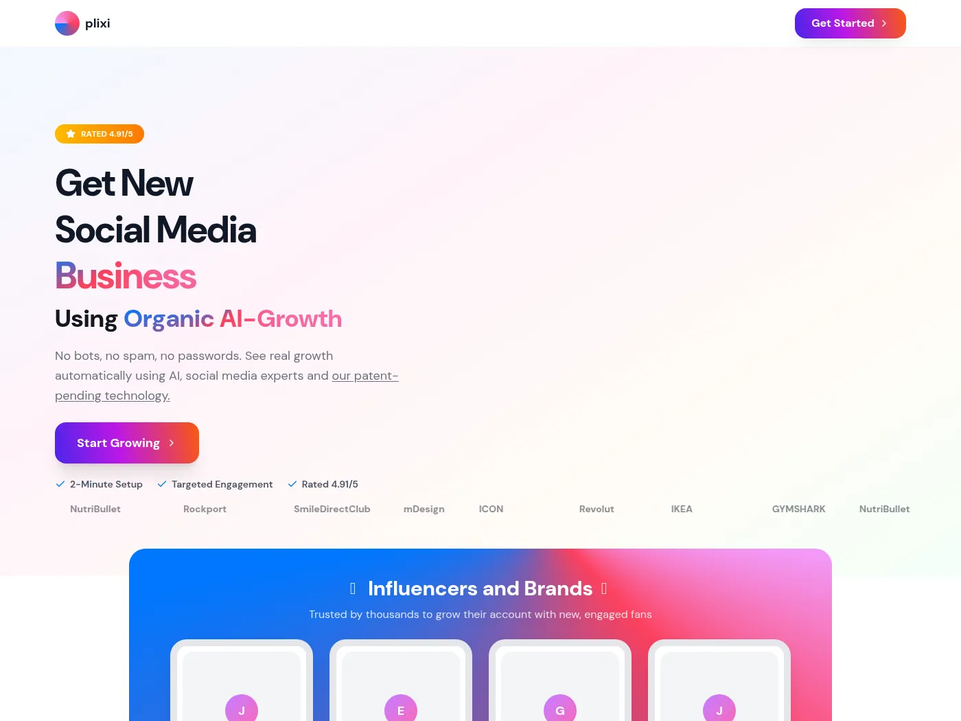 Plixi Social Growth Hub
